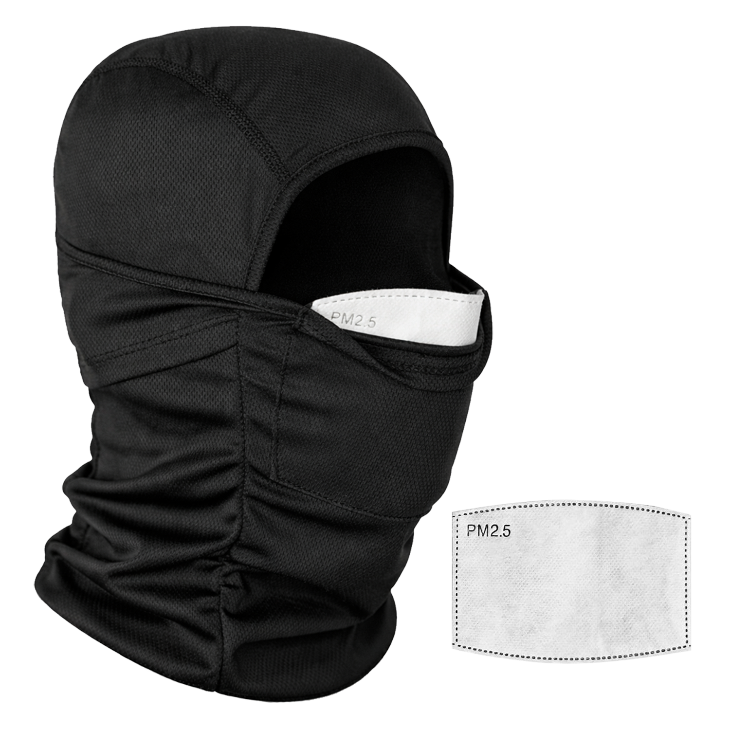 QUARANT Balaclava Full Face Mask with PM 2.5 Filter Pocket, Includes 2